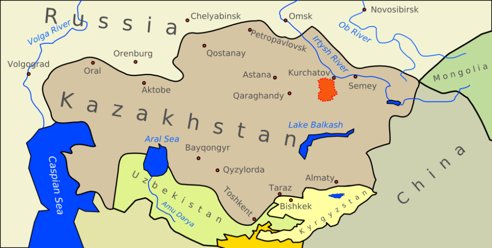 Soviet Nuclear Bomb Testing Grounds of the Polygon, Kazakhstan ...